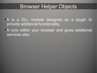 Introduction To Browser Extension Development | PPT