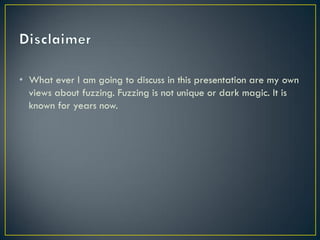 Introduction to Browser Fuzzing | PDF