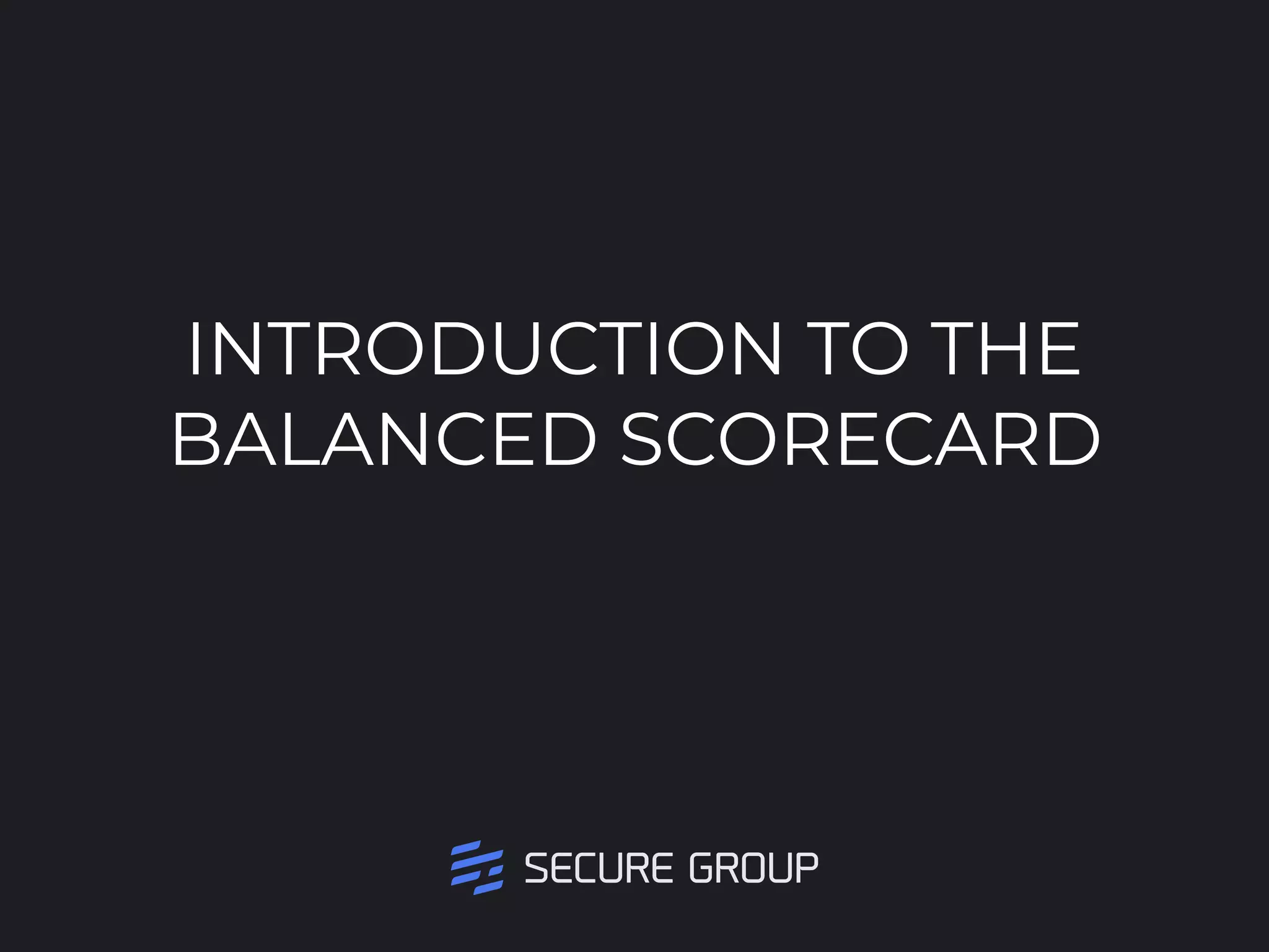 Introduction to the balanced scorecard | PDF