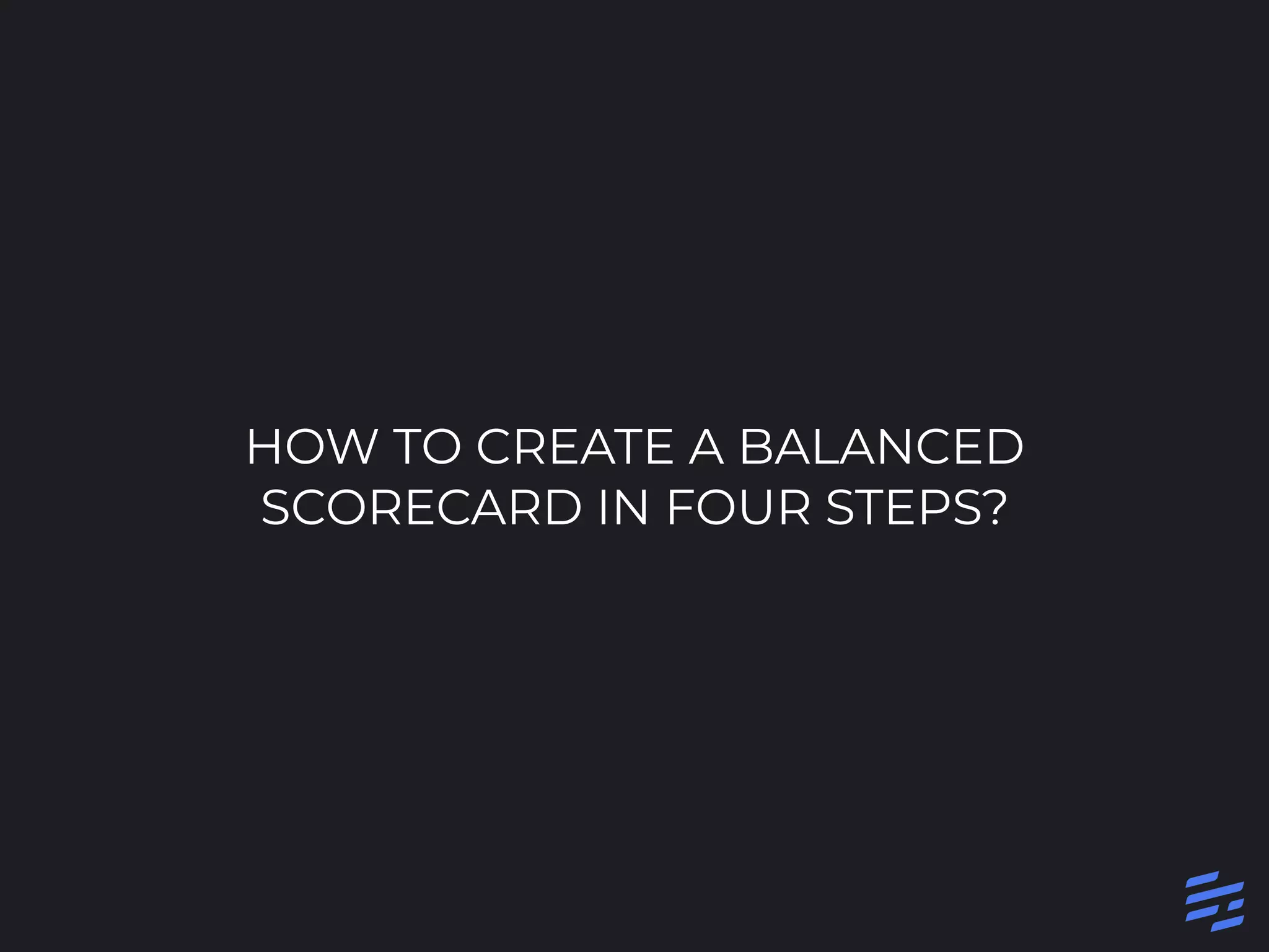 Introduction to the balanced scorecard | PDF