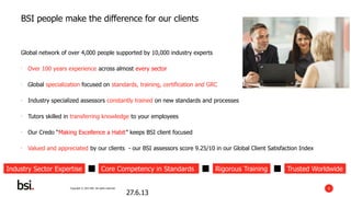 An introduction to BSI. | PDF