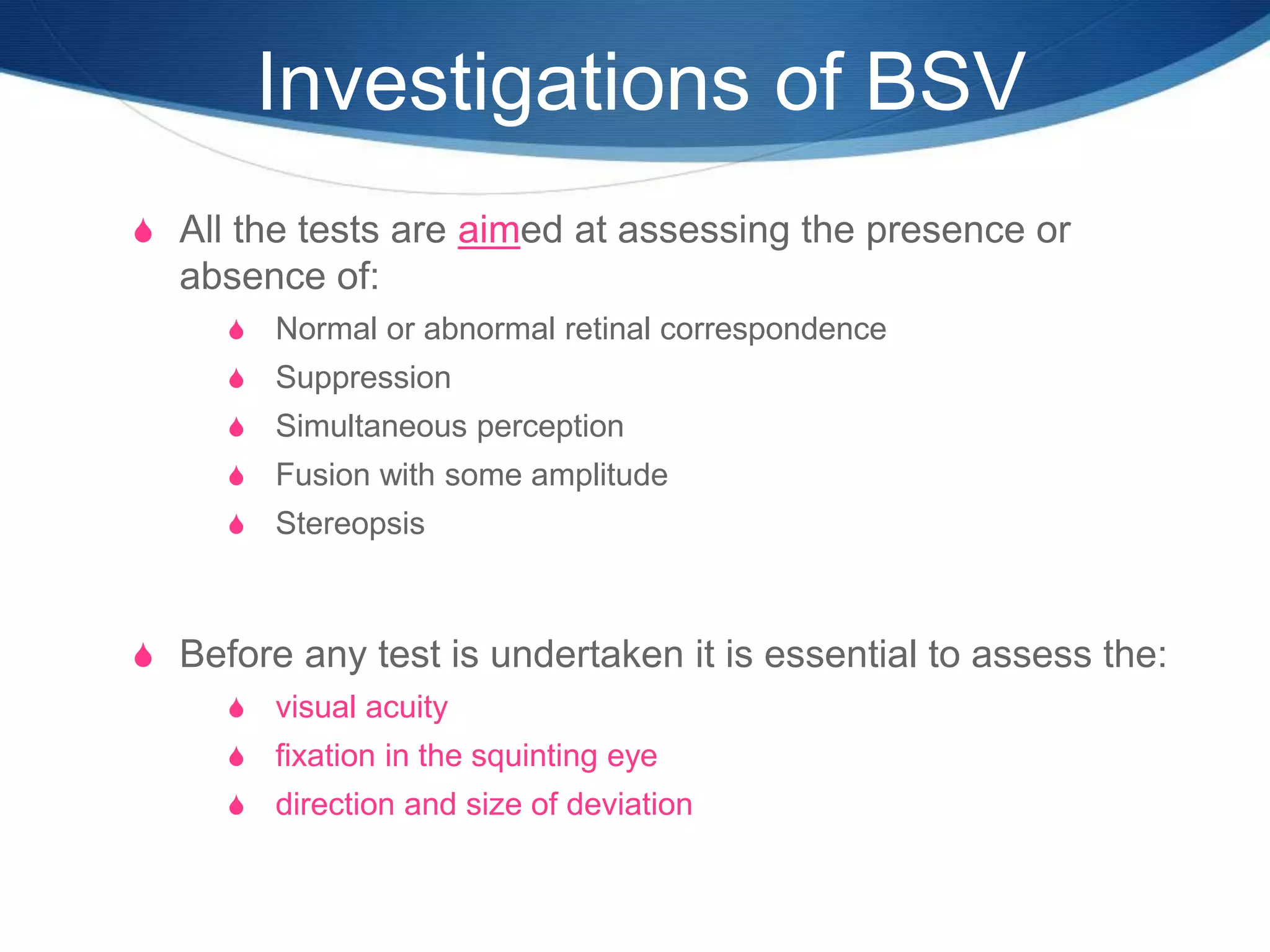Introduction to binocular single vision (BSV) | PPTX