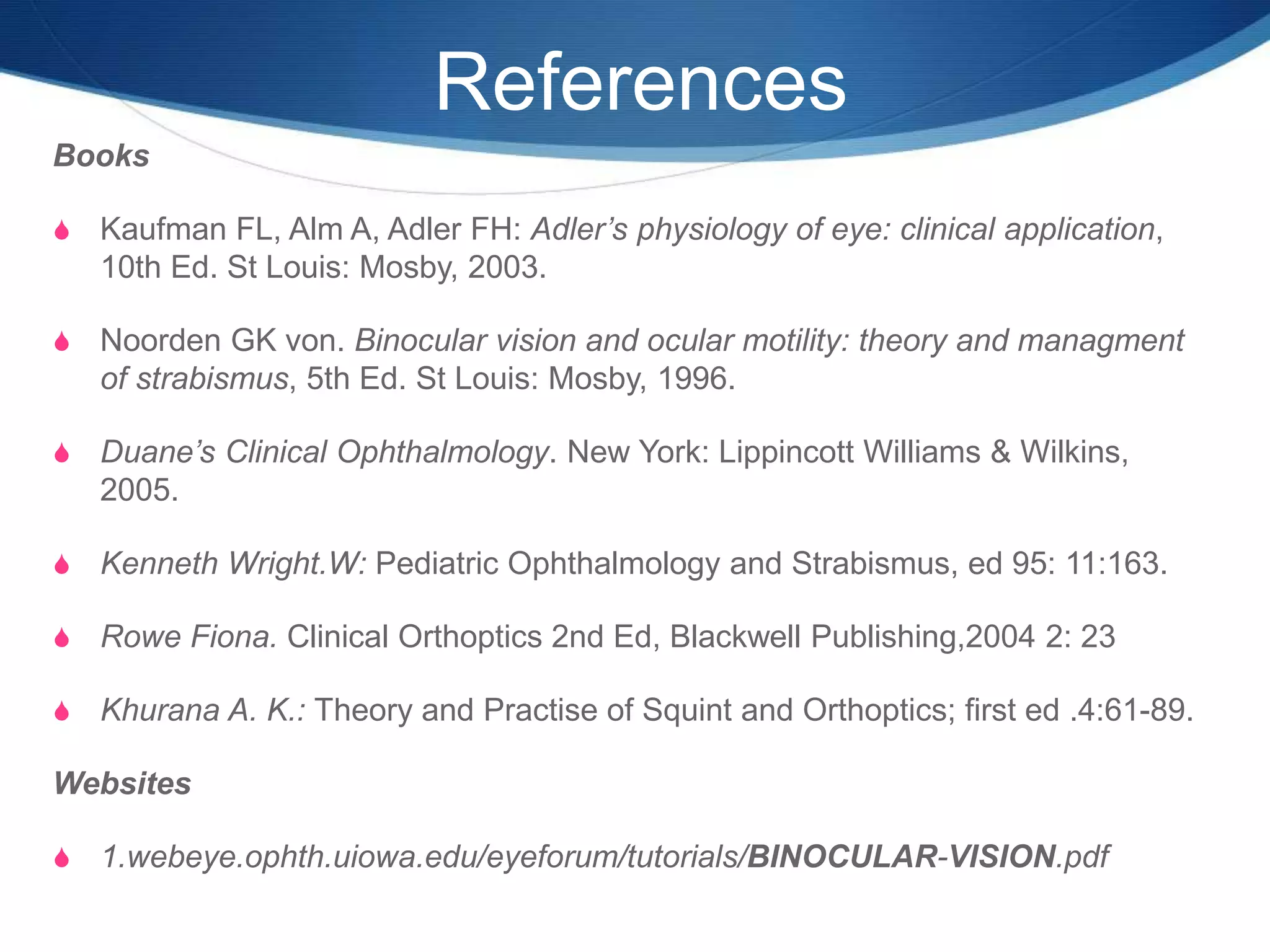Introduction to binocular single vision (BSV) | PPTX