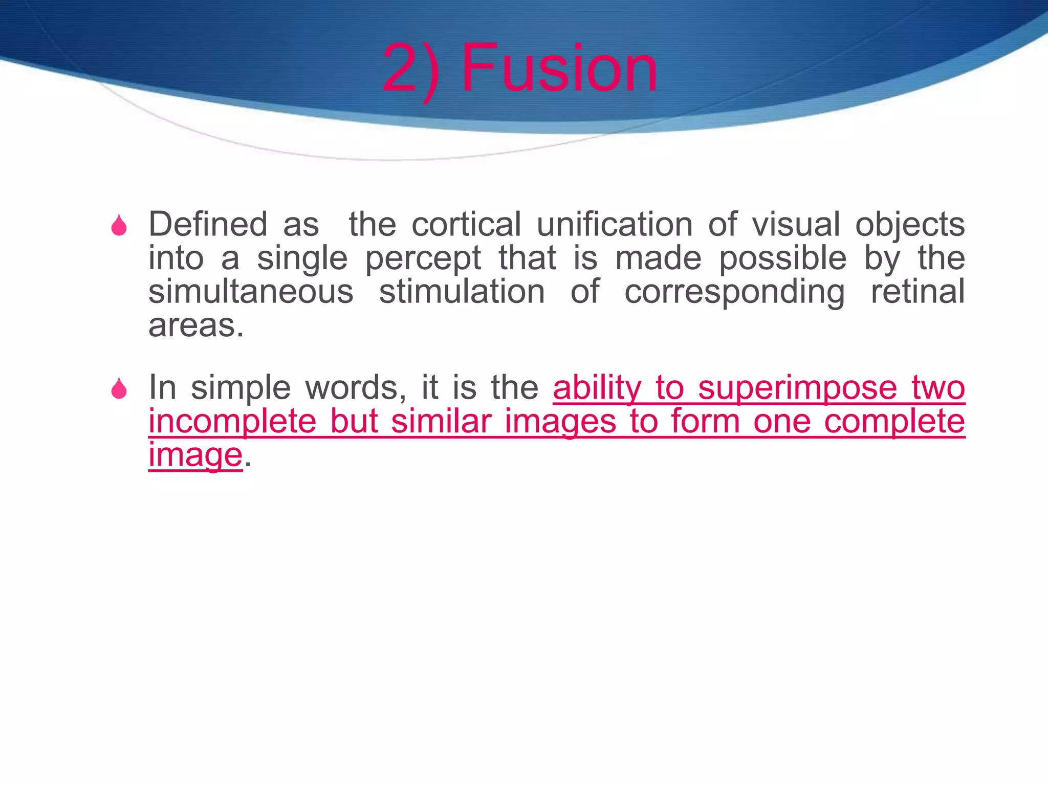 Introduction to binocular single vision (BSV) | PPTX