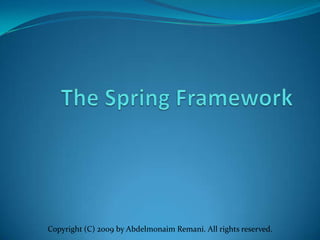 Introduction To Building Enterprise Web Application With Spring Mvc | PPT