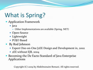 Introduction To Building Enterprise Web Application With Spring Mvc | PPT