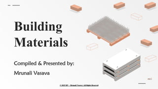 Introduction to Building Materials | PPTX