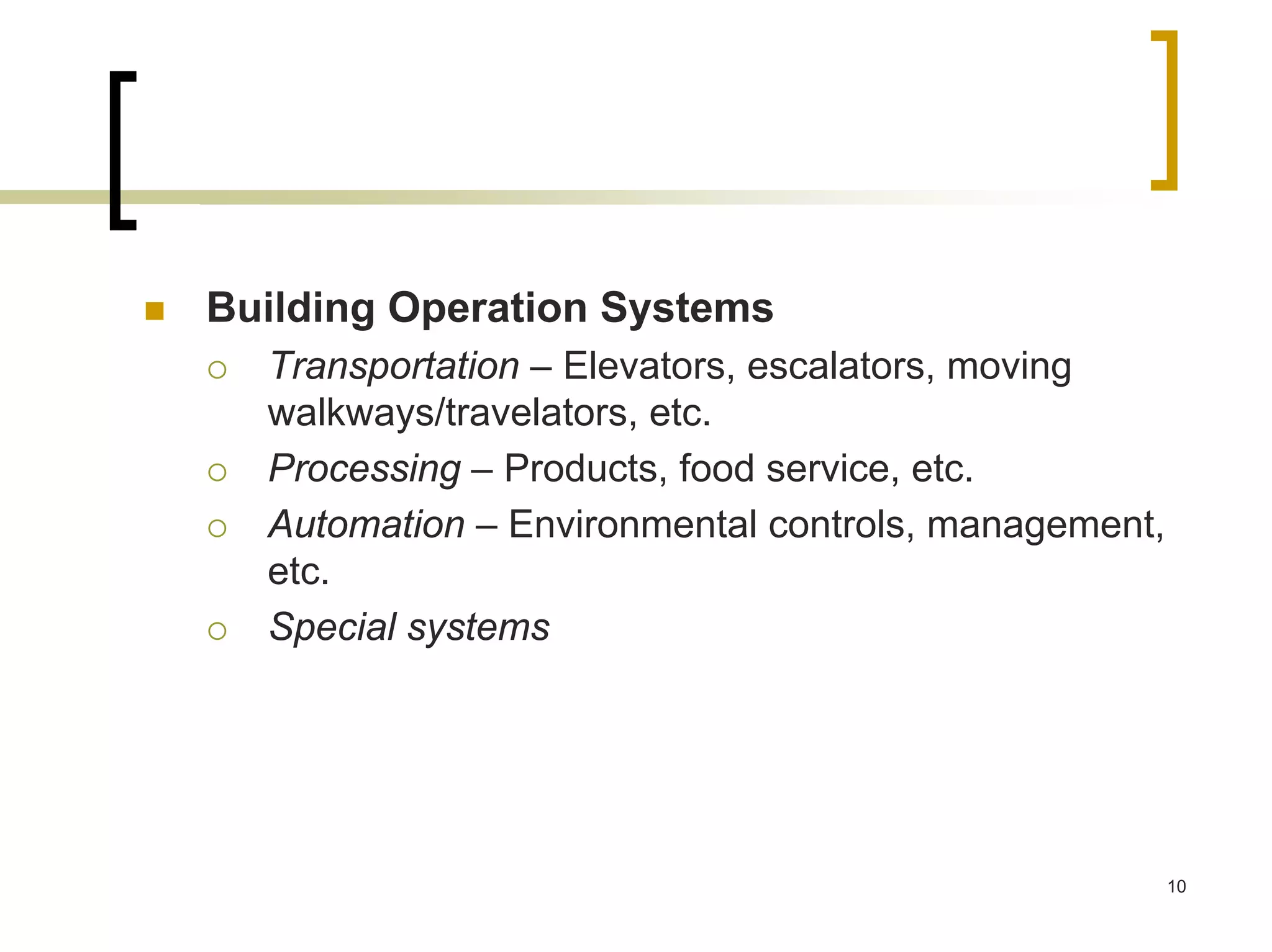 Introduction To Building Services | PDF