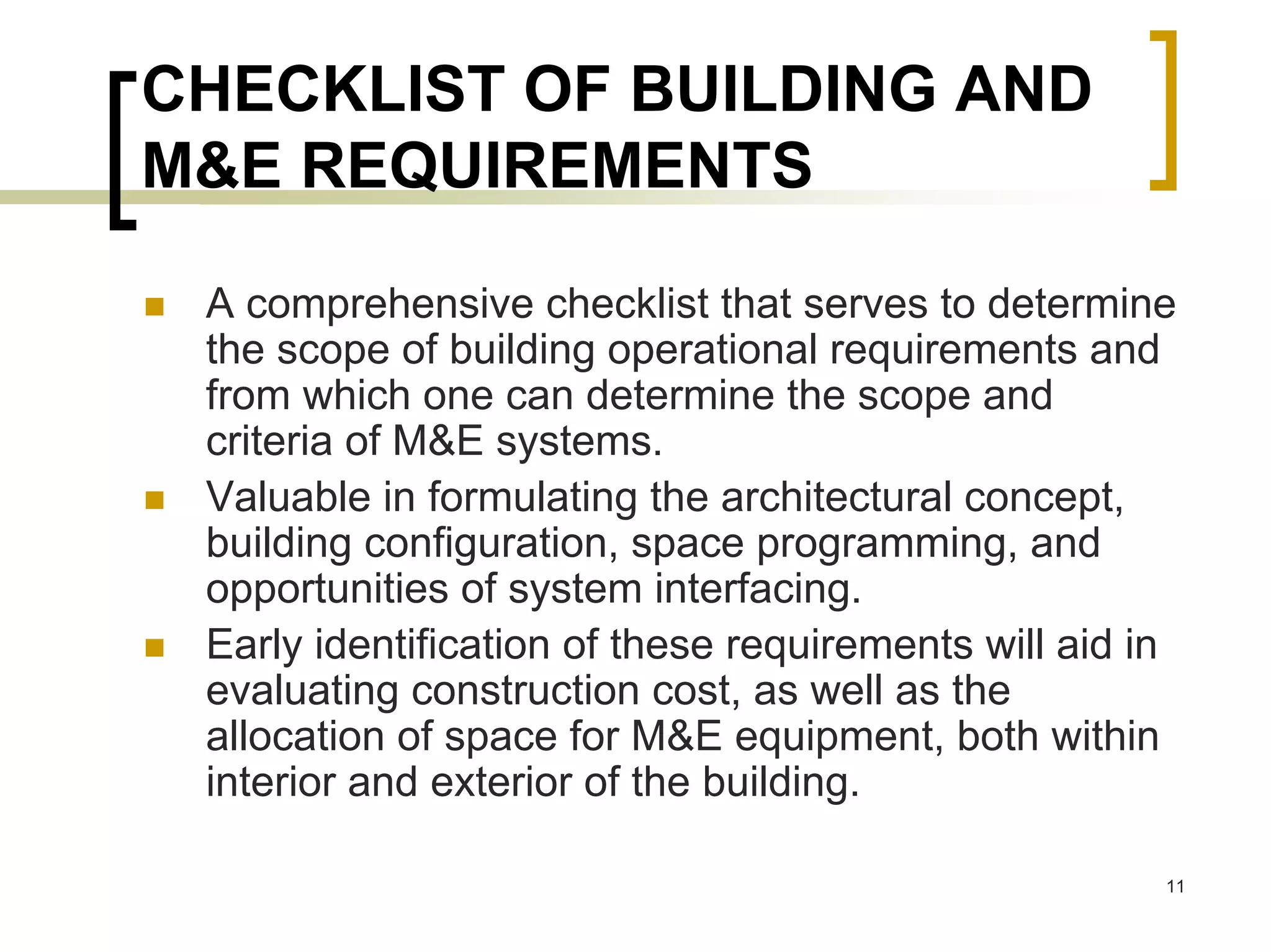 Introduction To Building Services | PDF