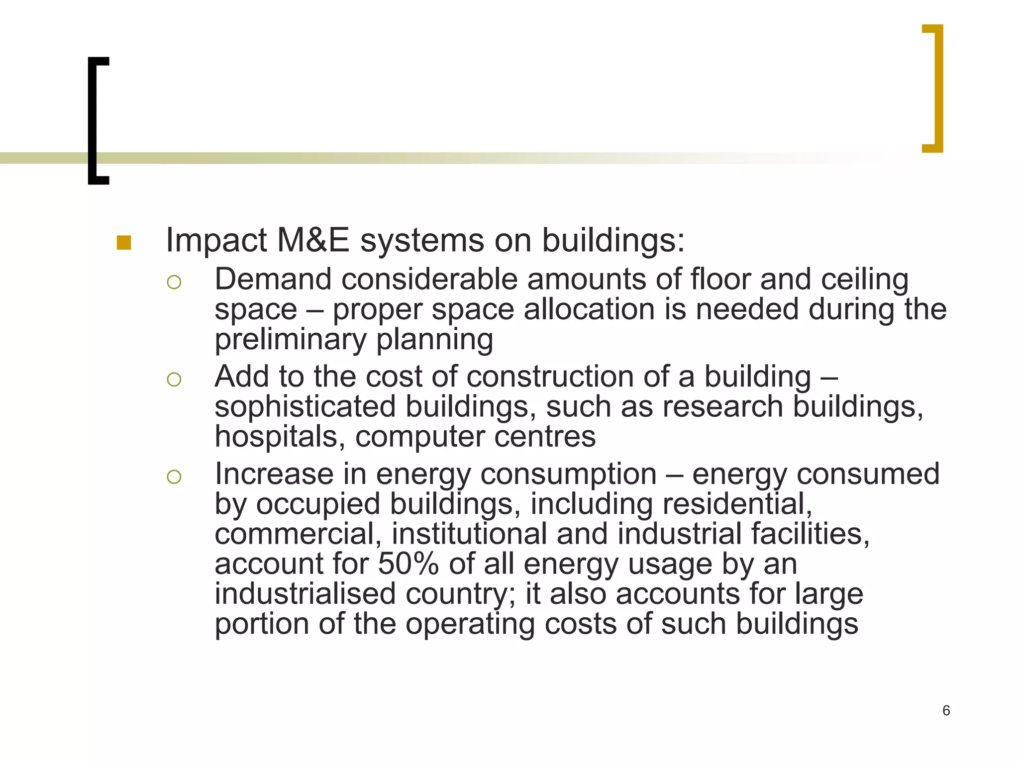 Introduction To Building Services | PDF