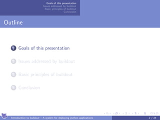 Introduction to buildout | PPT