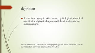 Introduction to burns | PPTX