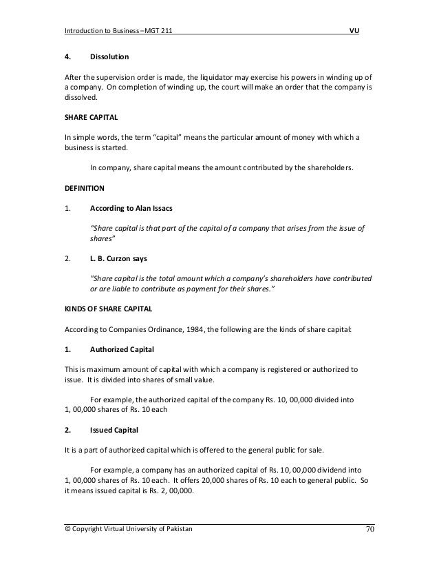 Introduction To Business