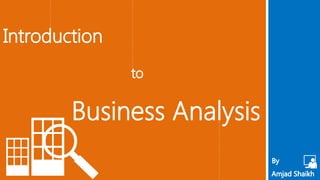 Introduction to Business Analysis | PDF