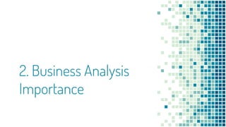 Introduction to business analysis | PPT