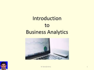 Introduction to Business Analytics | PPT