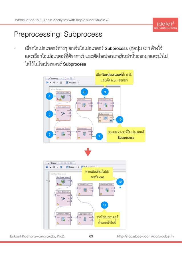 Preprocessing with RapidMiner Studio 6 | PDF