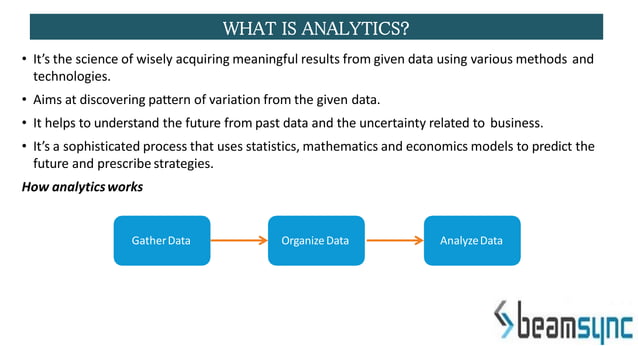 Introduction to Business Analytics Part 1 | PPT