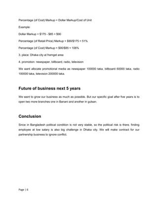 toy shop business plan, by sudipta saha aiub | PDF