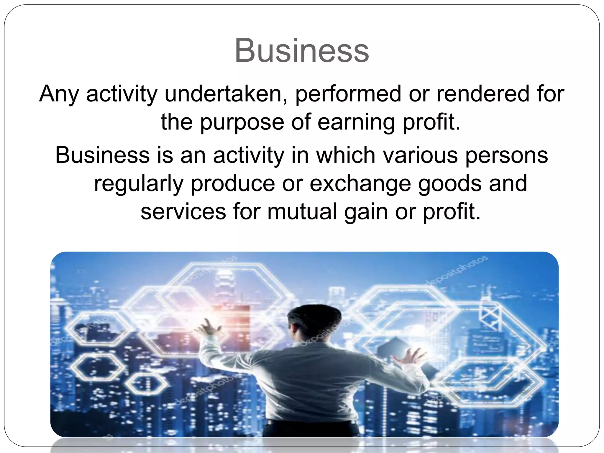 Introduction to business | PPTX