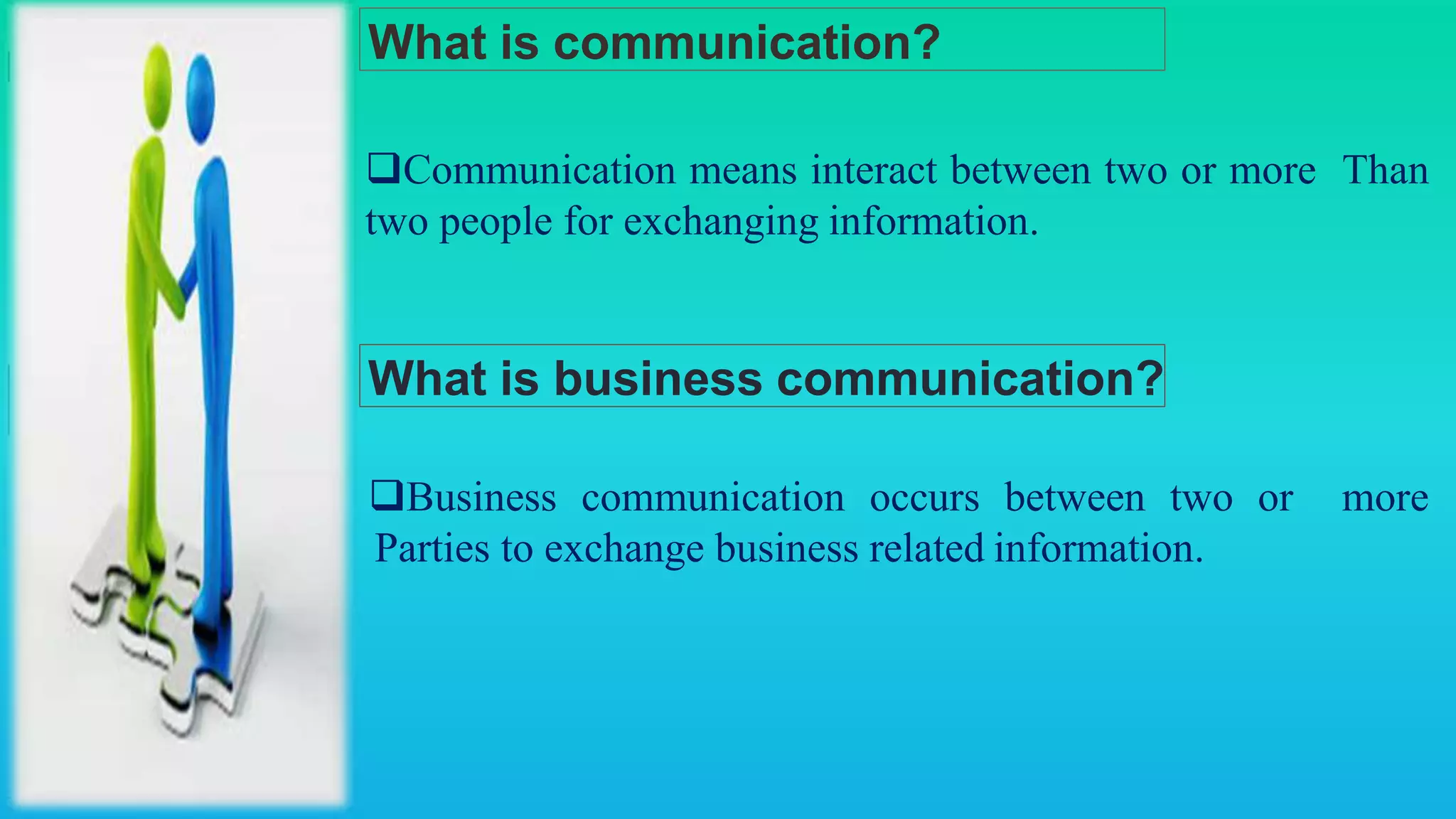 Introduction to business communication | PPTX