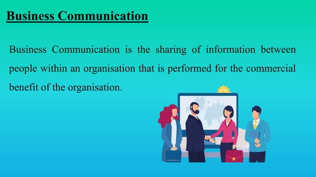 Introduction to business communication | PPTX