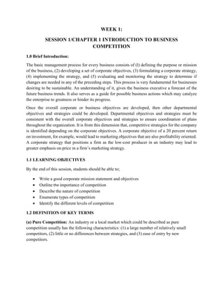 Introduction to business competition | PDF | Business Administration ...