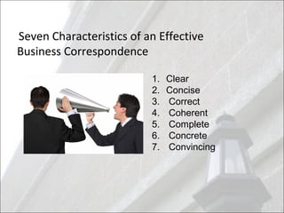 Introduction to business correspondence | PPT
