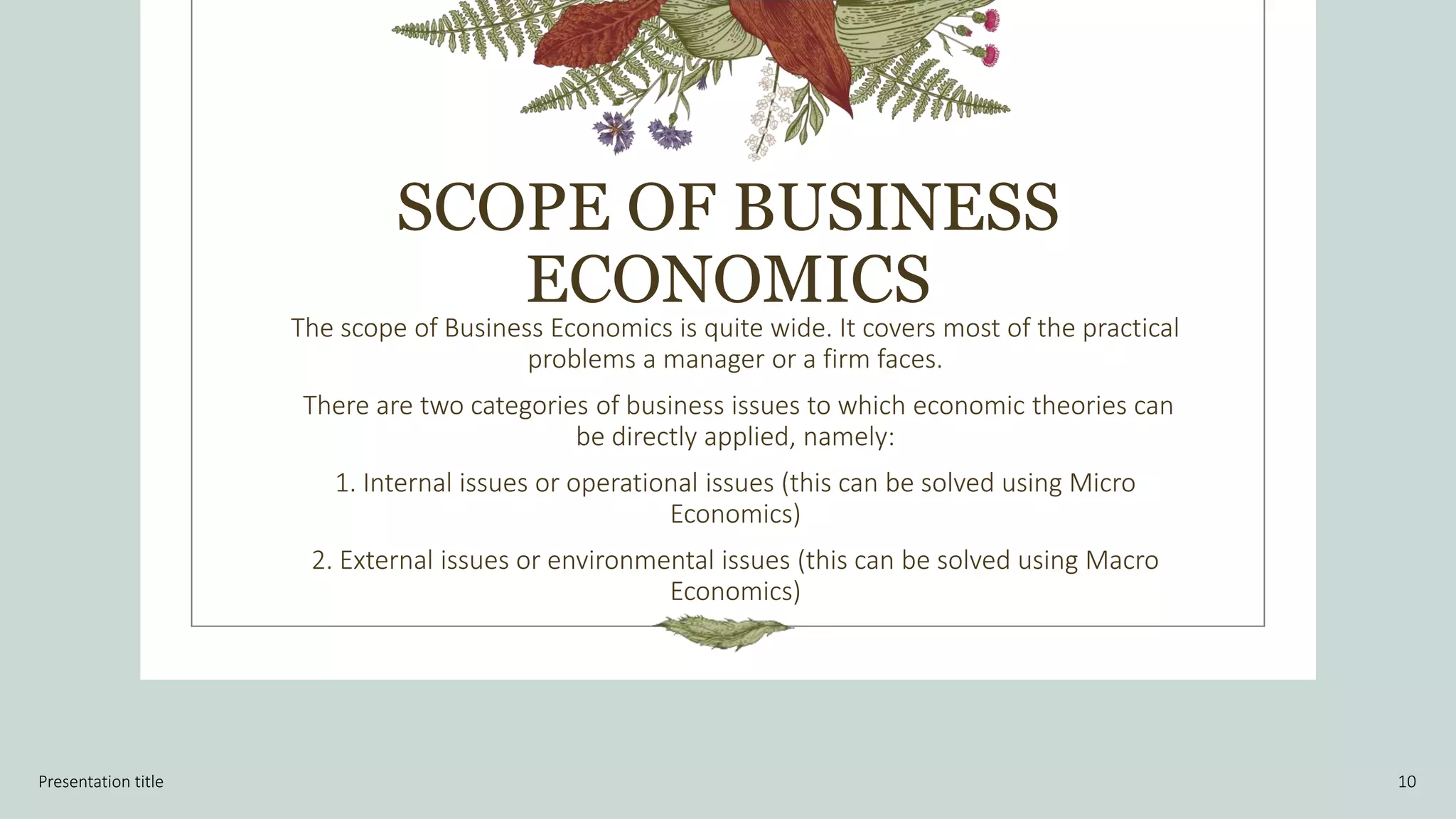 INTRODUCTION TO BUSINESS ECONOMICS.pptx