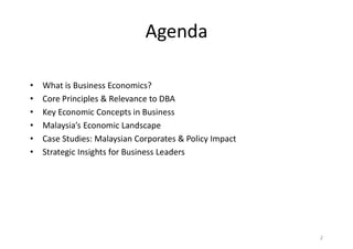 Business Economics and Global Investment Strategies in Malaysia ...