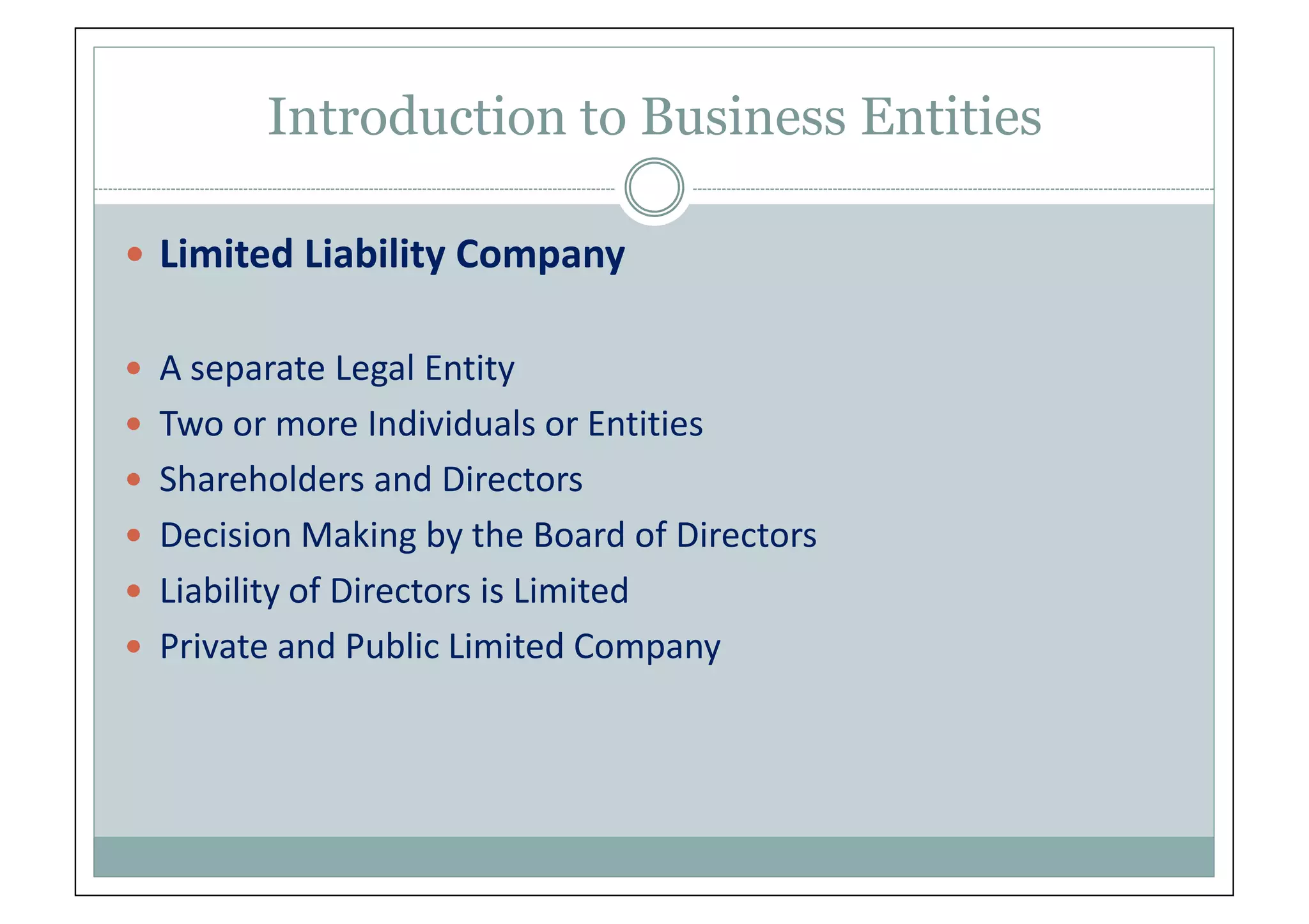 Introduction to Business Entities | PDF