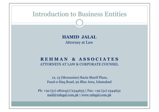Introduction to Business Entities | PDF