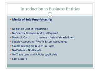 Introduction to Business Entities | PDF