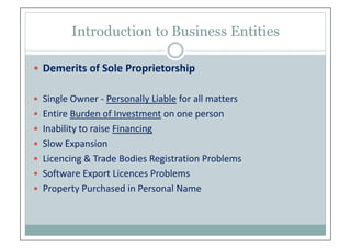 Introduction to Business Entities | PDF