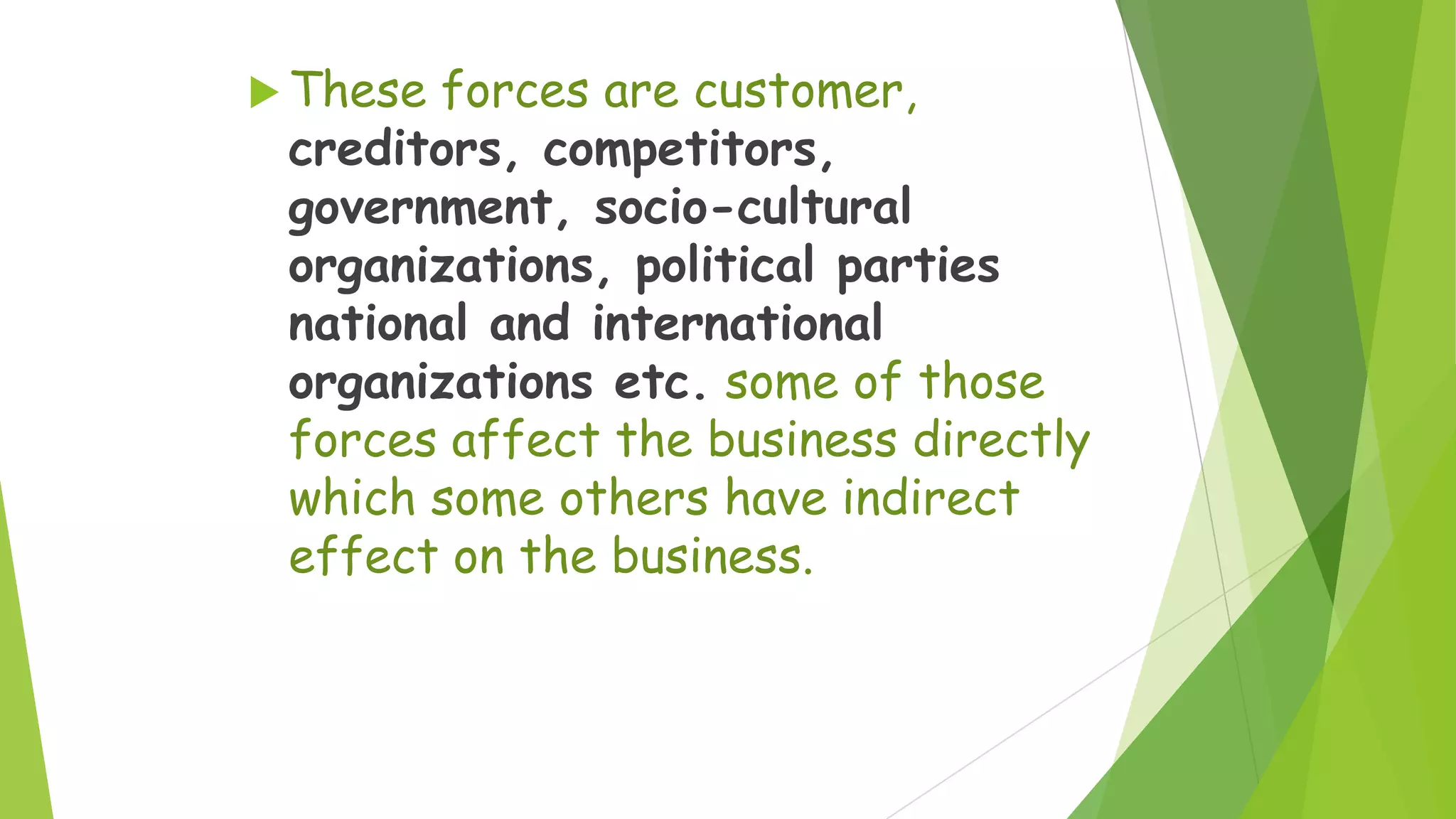 Introduction to business environment slides | PPTX