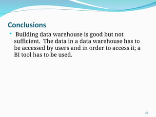 Introduction to Business Intelligence and Data warehousing - ppt | PPT | Databases | Computer ...