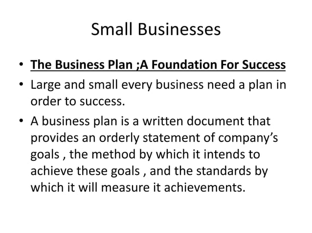 small business | PPT