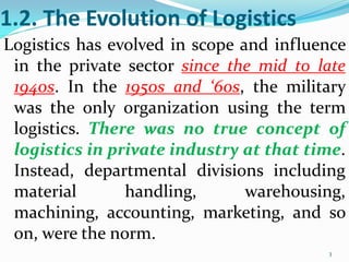 Introduction to business logistics | PDF