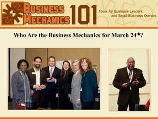 Introduction To Business Mechanics | PDF