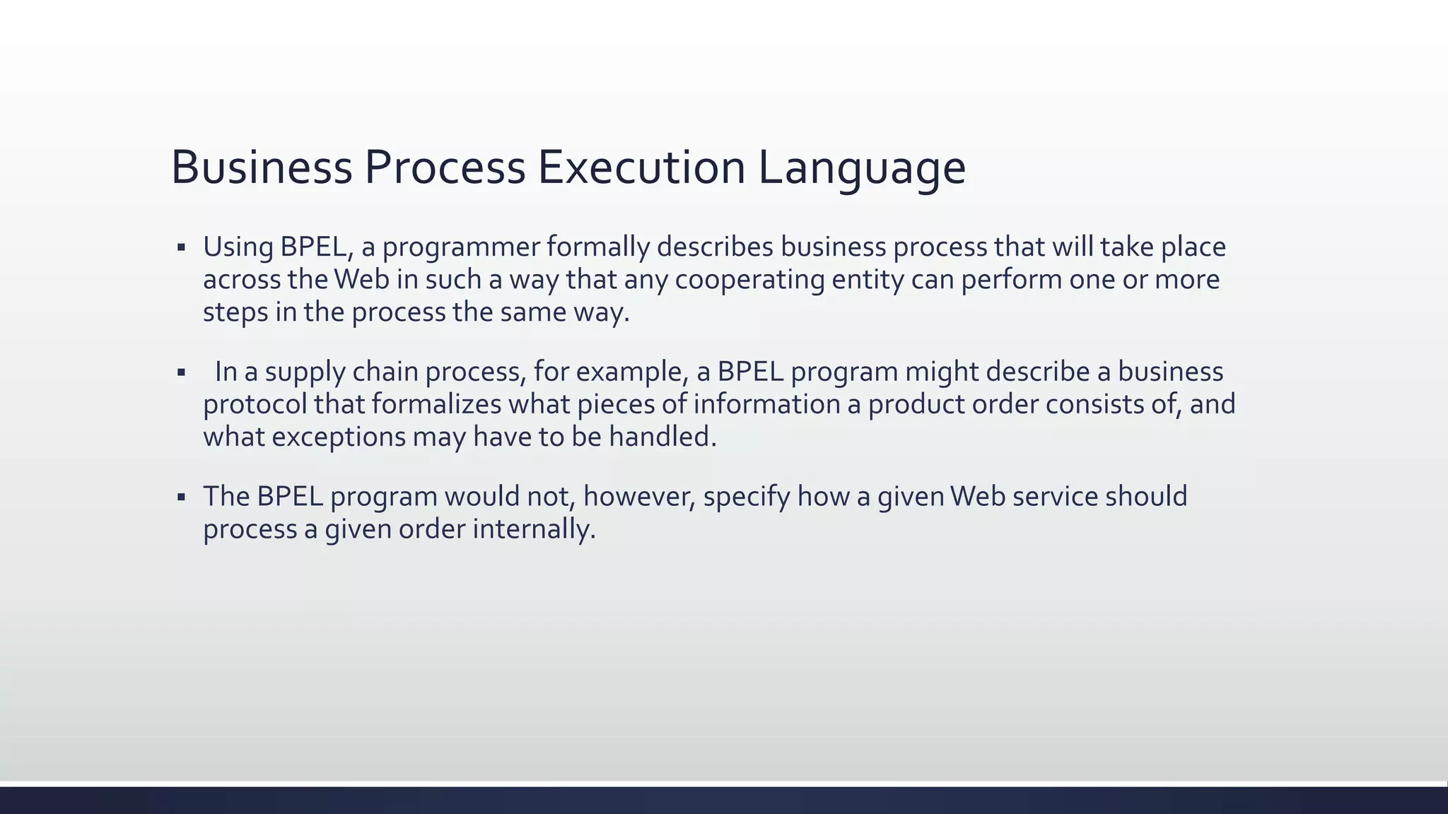 Introduction to business process execution language | PPTX