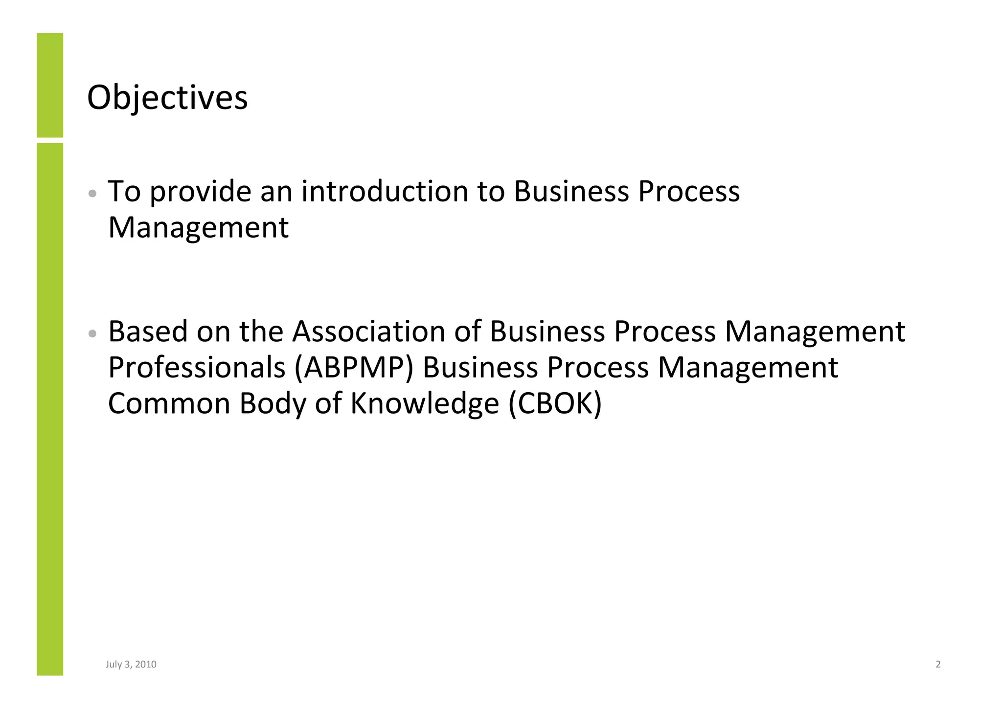 Introduction to Business Process Management | PDF