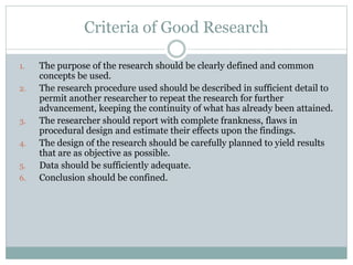 Introduction to business research | PPT