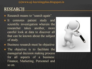 Introduction to business research methodology | PPTX | Business ...