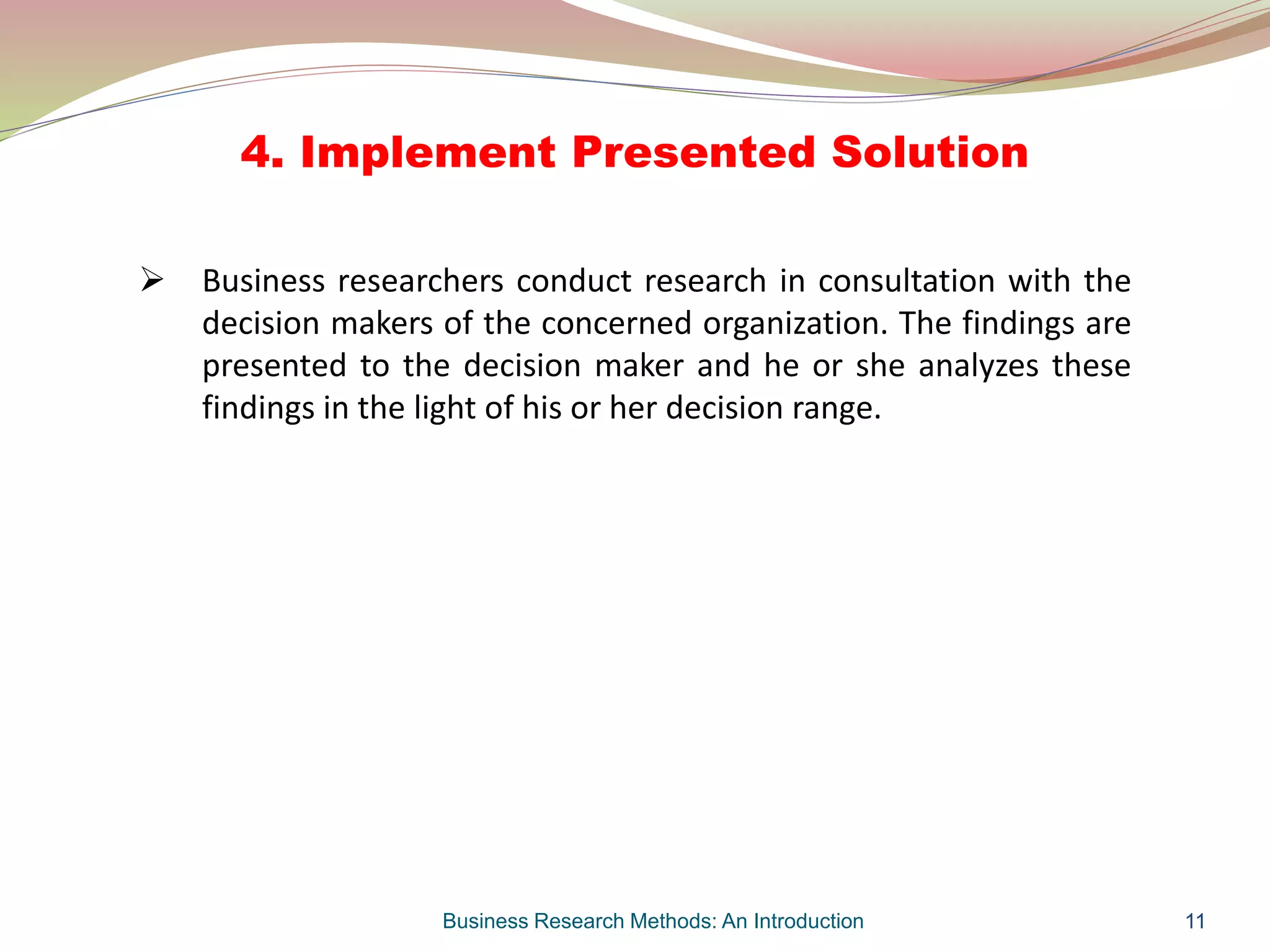 Introduction to business research methodology | PPT