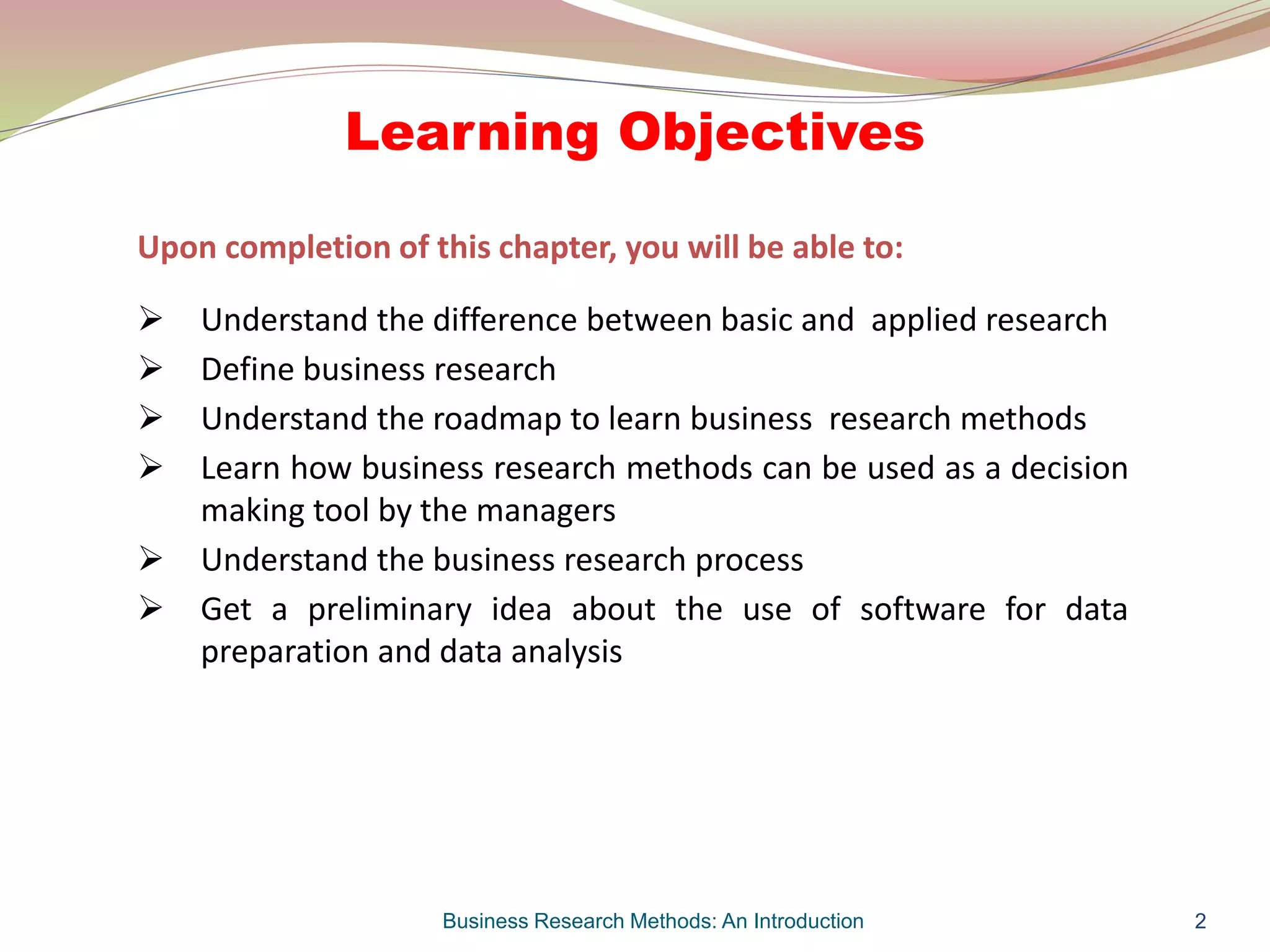 Introduction to business research methodology | PPT