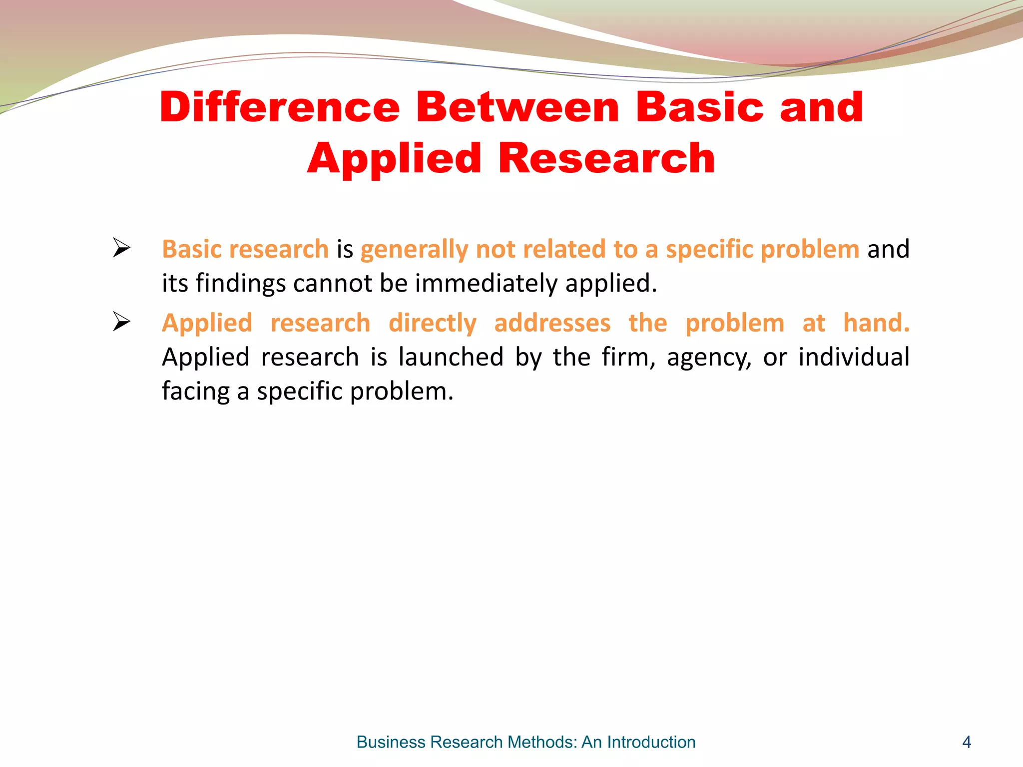 Introduction to business research methodology | PPT