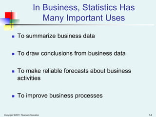 Introduction to business statistics | PPTX