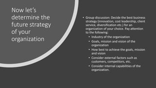 Introduction to business strategy | PDF