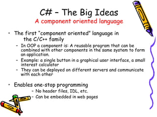 Introduction to c# | PPT