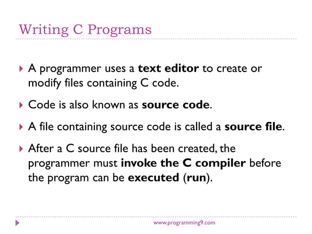 Introduction to c | PPT